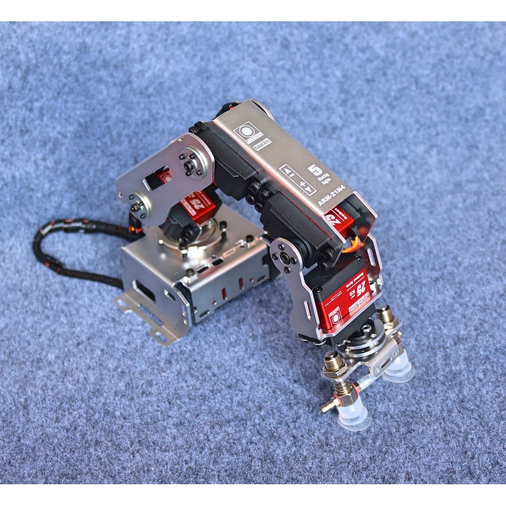 Jual New 4 DOF Air Pump Robot Arm Industrial Manipulator Robot Arm ...
