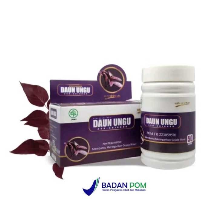 Jual KAPSUL DAUN UNGU ASH SHIHHAH ORIGINAL BPOM ISI 50 KAPSUL | Shopee Indonesia