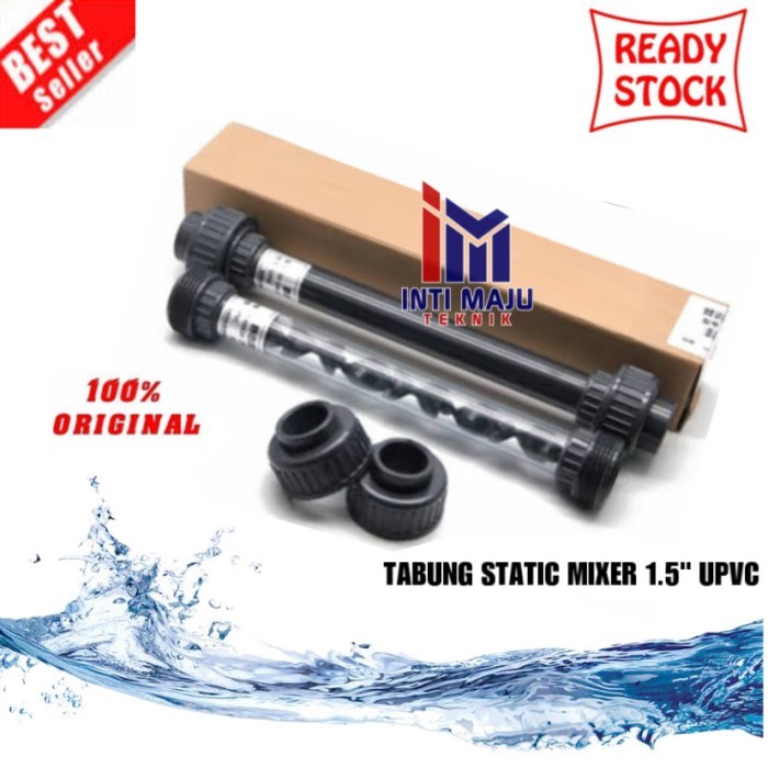 Jual Tabung Static Mixer 1.5" Upvc 1 1/2 inch Statis Mixer Ozone ...