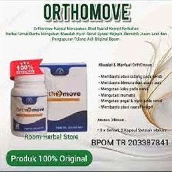 Jual ORTHO MOVE ORIGINAL ISI 60 KAPSUL ORTHO MOVE OBAT NYERI SENDI ...