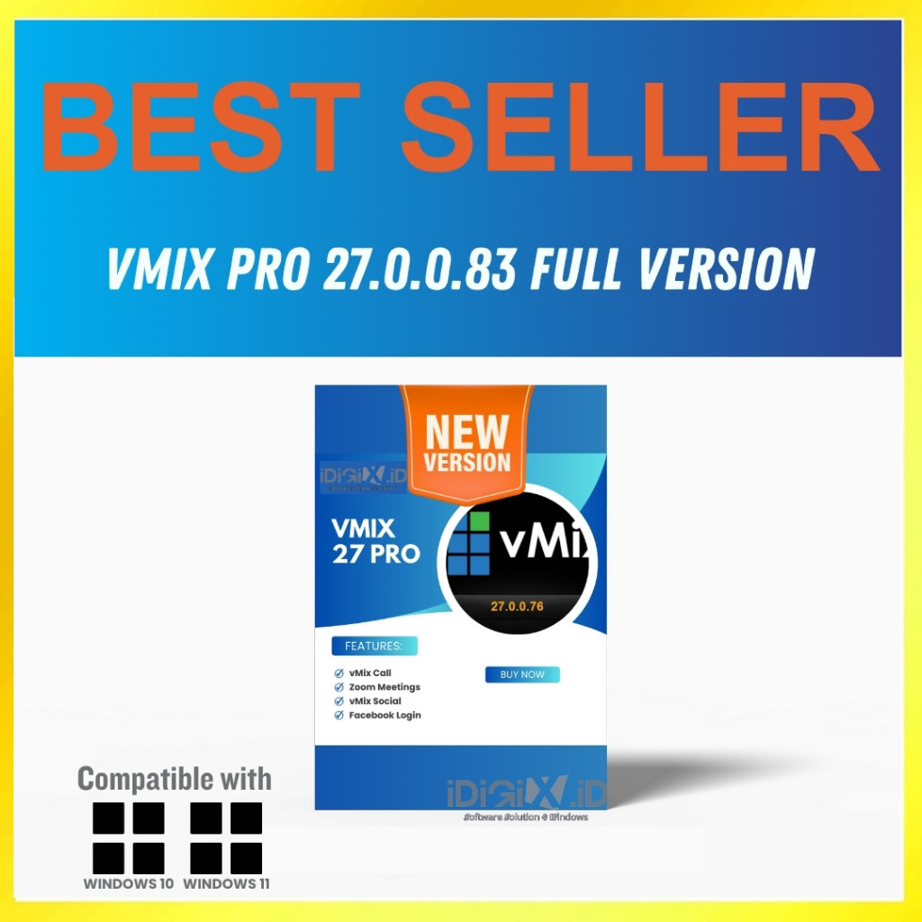 Jual vMix Pro 27.0.0.83 with PRO all function | Shopee Indonesia