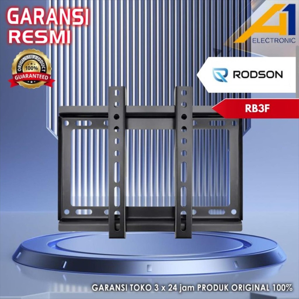 Jual Wall Bracket Tv Monitor Rodson RB3F 17" - 43" Inch 25 KG | Shopee ...