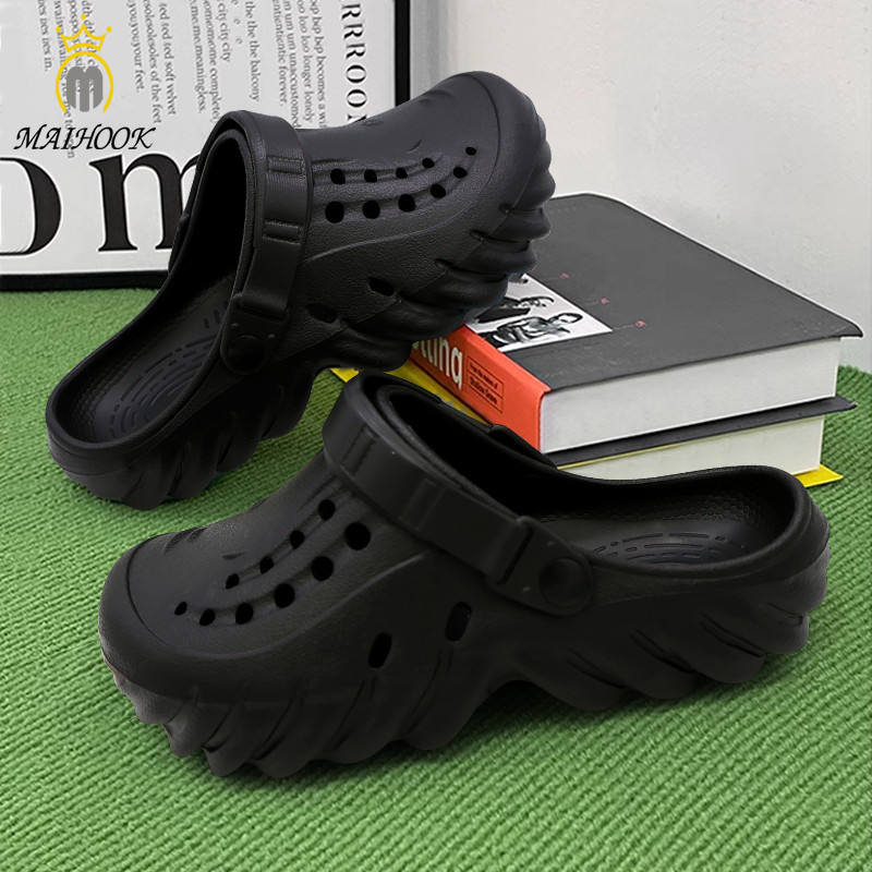 Jual MAIHOOK Sandal Slop Karet Sepatu Karet Pria Dewasa Sandal Clogs ...