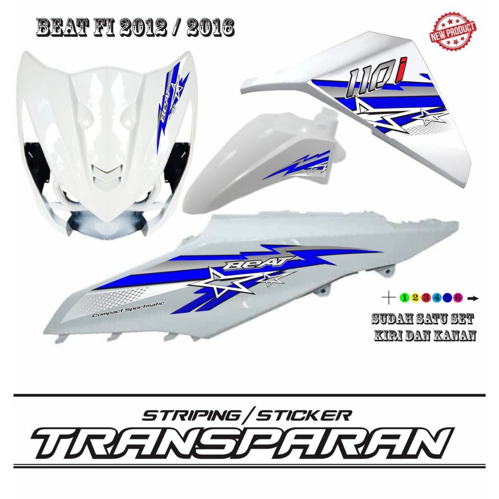 Jual STIKER BAHAN TRANSPARAN MOTOR HONDA BEAT FI BAHAN BENING ...