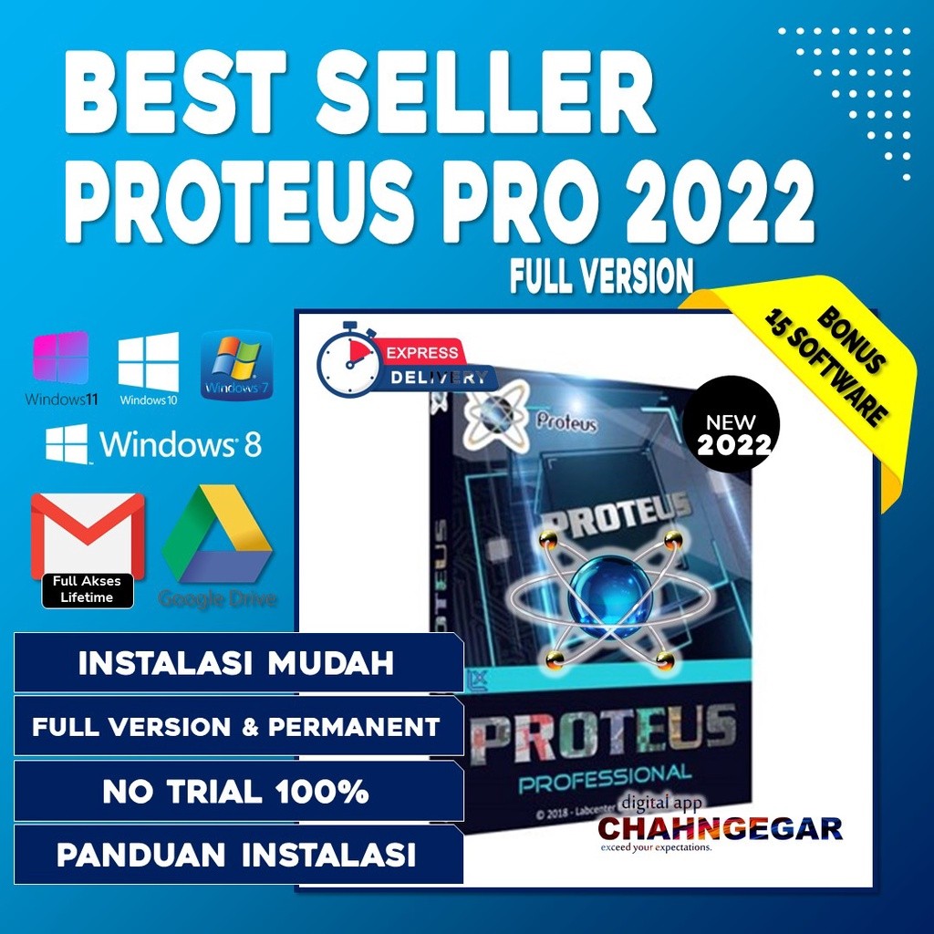Jual Proteus Professional 2025 Full Lifetime Software untuk membuat desain PCB VSM Simulations ...