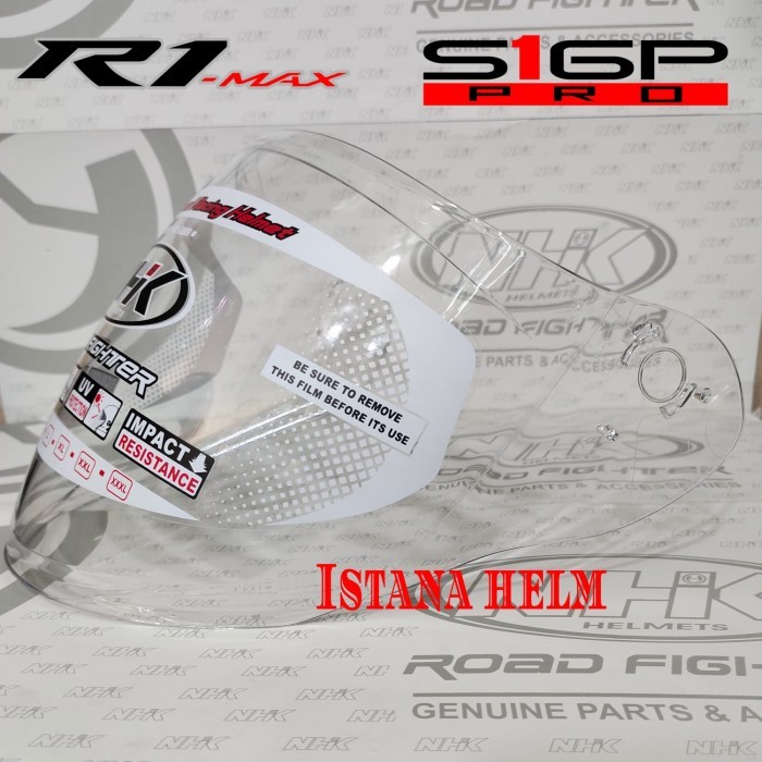 Jual KACA HELM | VISOR HELM NHK R1 MAX | R1 ELITE | CLEAR ORIGINAL NHK ...