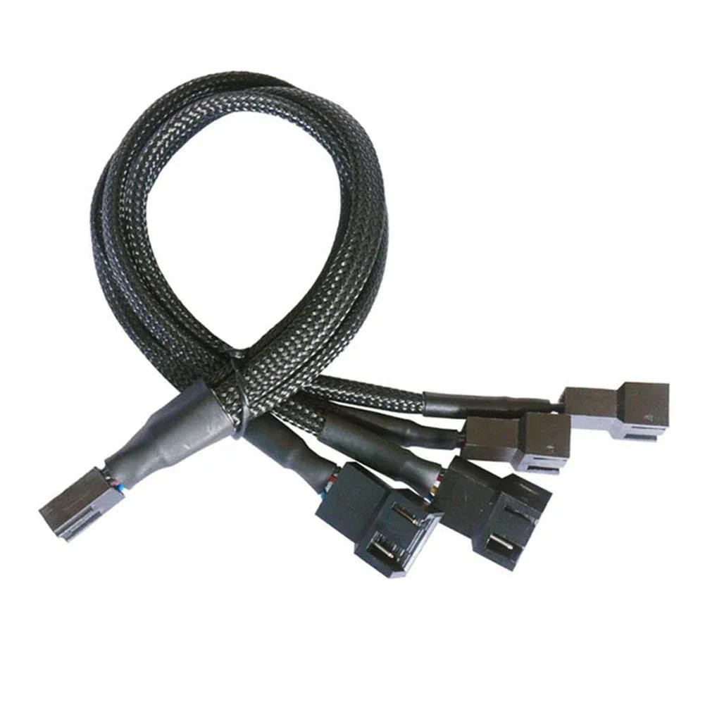 Jual 27cm 4 Pin Pwm Fan Cable 1 To 4/3/2/1 Ways Splitter Pwm Fan Cable ...
