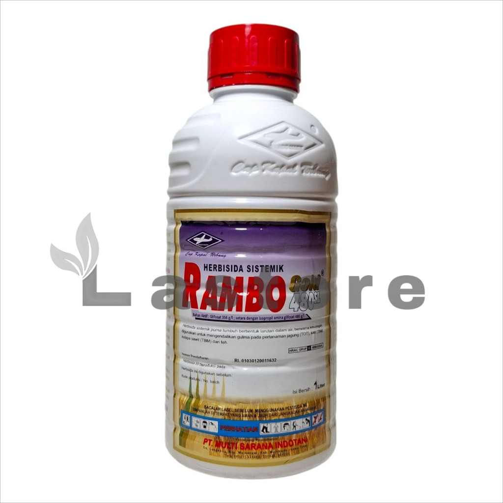 Jual Herbisisa Rambo Gold 1 Liter Racun Rumput Obat Pembasmi Gulma Liar ...