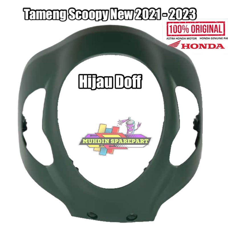 Jual Tameng panel body depan scoopy new K2F 2021-2022-2023 Hijau doff ...