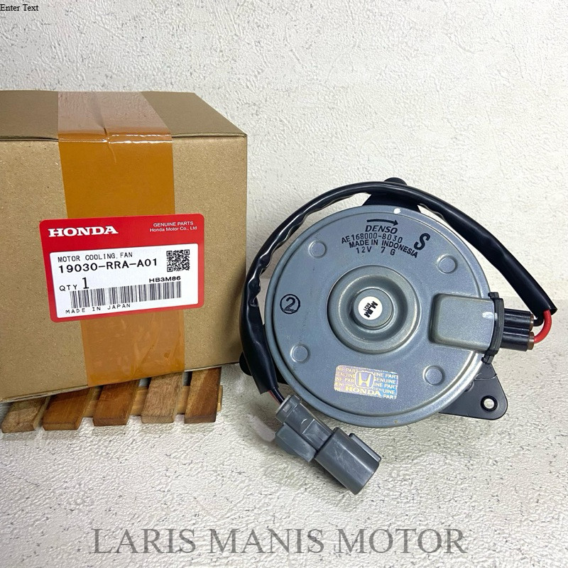Jual 19030-RAA-A01 Motor Fan Radiator Motor Extra fan Honda Crv Gen3 2008-2013 Civic Fd Batman ...