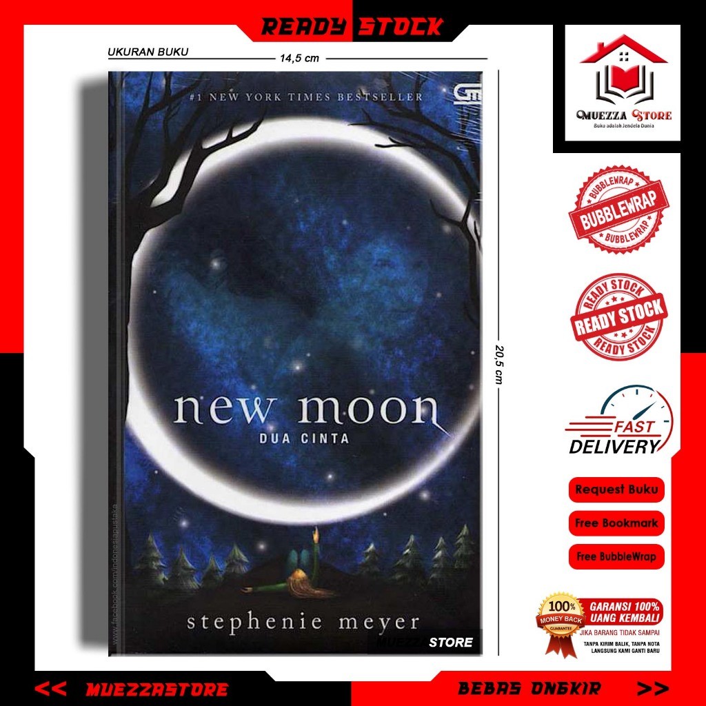 Jual Buku New Moon - Stephenie Meyer (Indonesia) | Shopee Indonesia