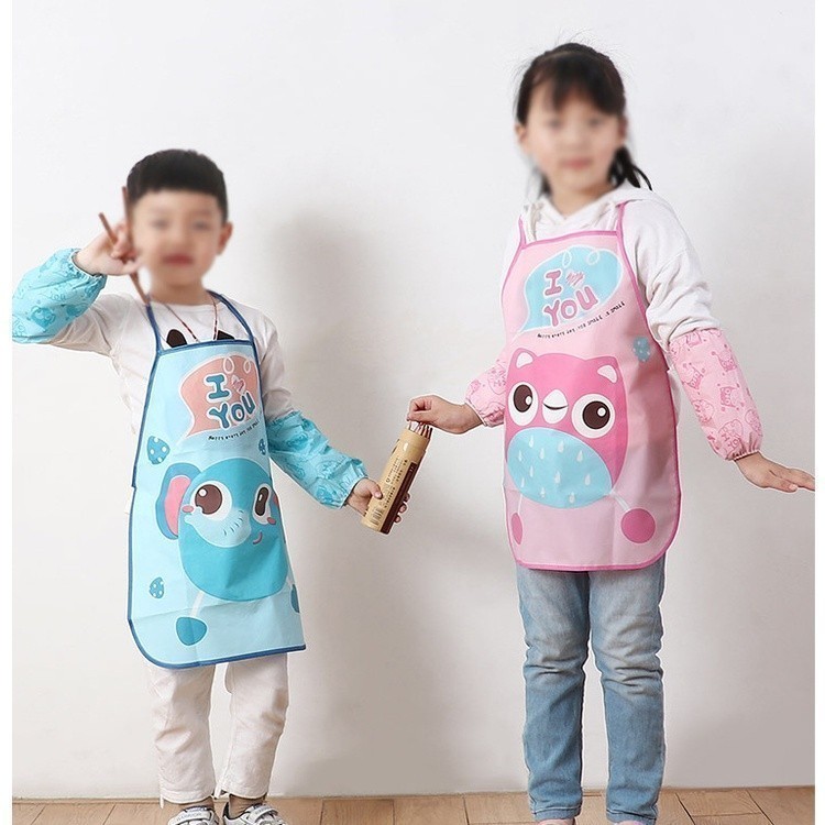 Jual Celemek Anak Apron Anak Melukis Berkebun Karakter Kartun Set ...