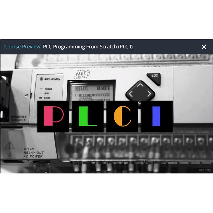 Jual VIDEO TUTORIAL UDEMY | PLC PROGRAMMING FROM SCRATCH (PLC I ...