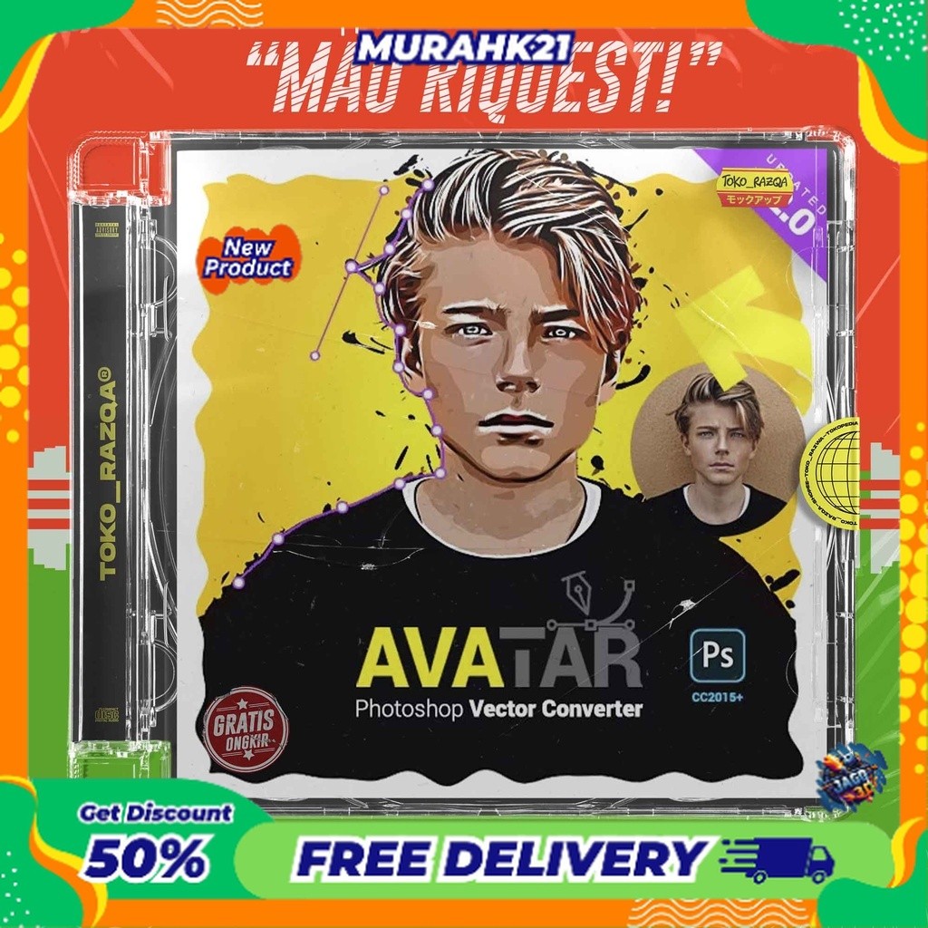 Jual Vector Converter Avatar For Photoshop PS PLUGINS | Shopee Indonesia