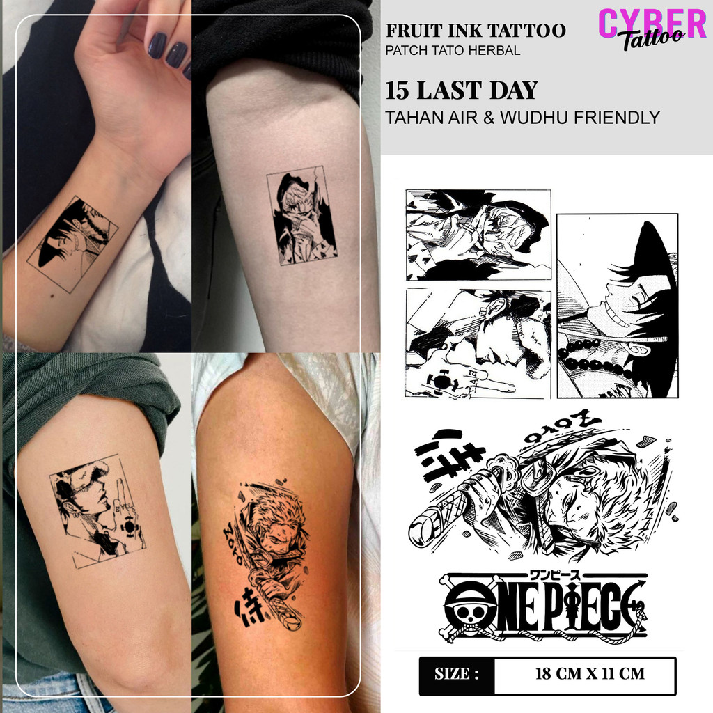 Jual Cyber Tato Fruit Ink One Piece Series - Stiker Temporer, Anti Air ...