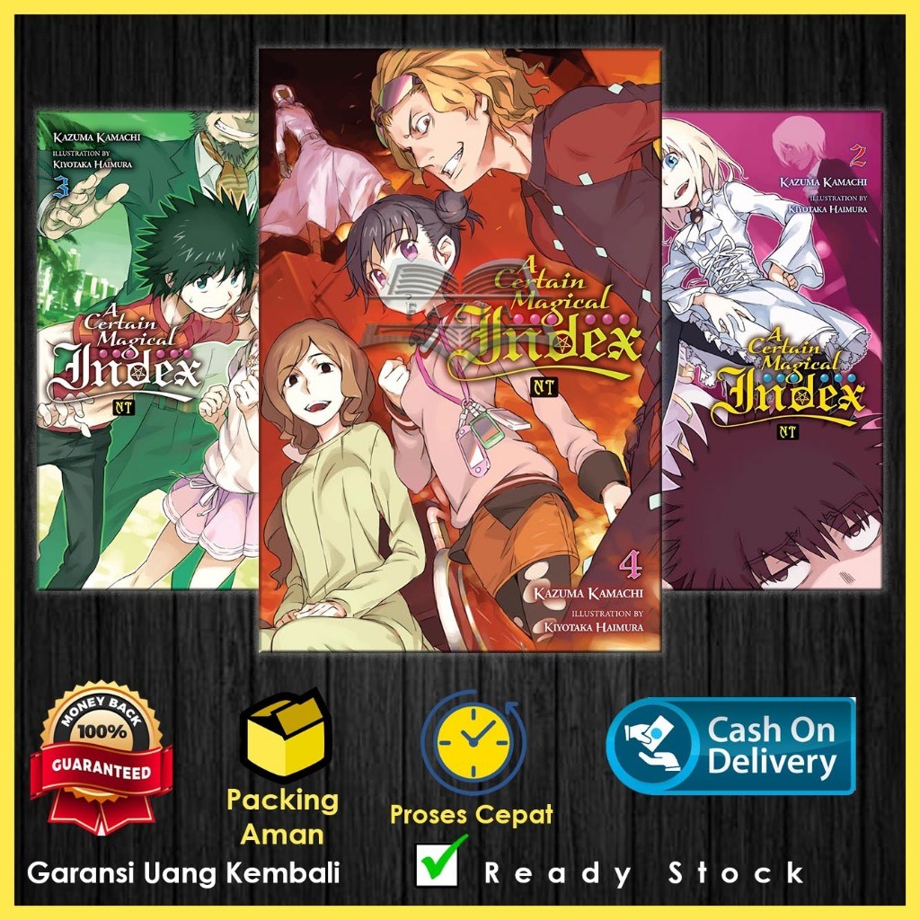 Jual A Certain Magical Index NT (light novel) (4 book series) by Kazuma Kamachi (English ...