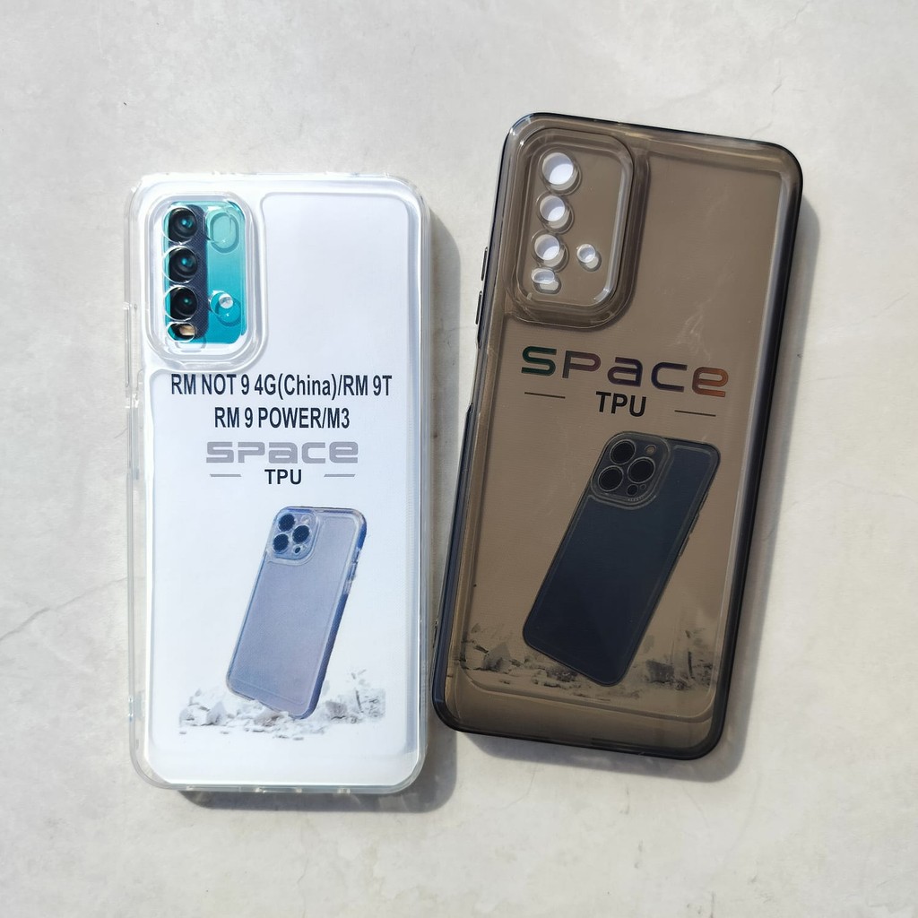 Jual Softcase XIAOMI REDMI 9T Silicone Clear Black Case Casing Bening ...