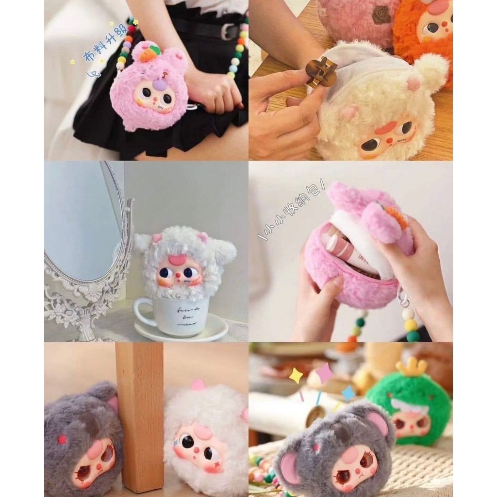 Jual Baby Three Zipper Blind Box Plush Toy Original Ready Take Me Out ...