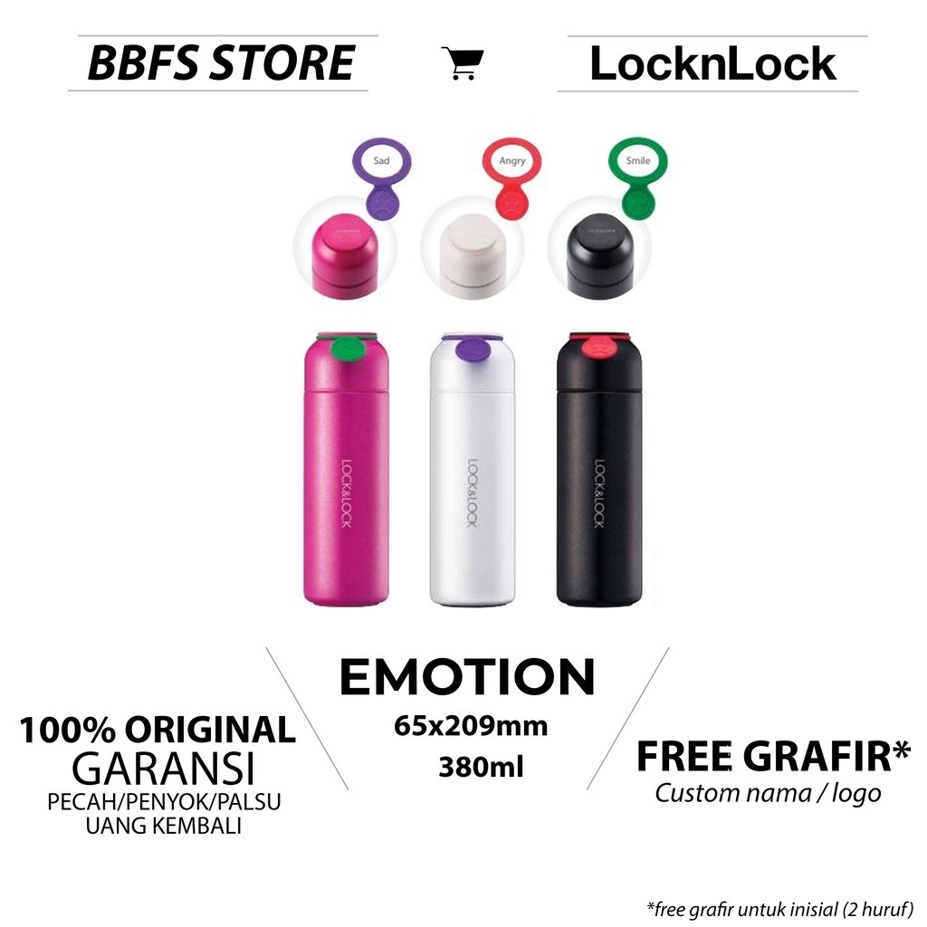Jual Lock n Lock Emotion Tumbler 380ml termos Lock&Lock hot n cool ...