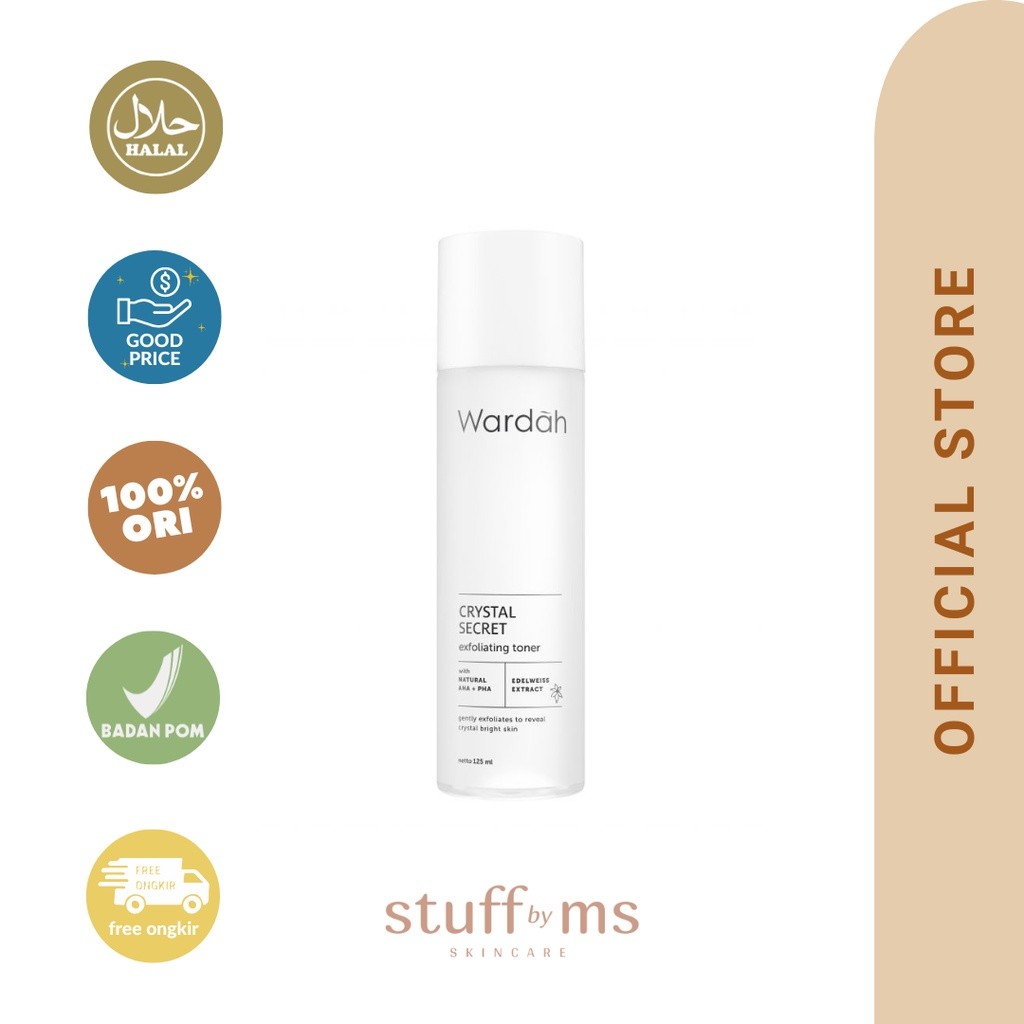 Jual SENARA (2 Lebih Hemat) Wardah Crystal Secret Exfoliating Toner ...