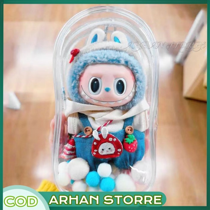 Jual Tas Pouch Labubu Upset Duck PVC Popmart Tas Storage Bag Pelindung ...