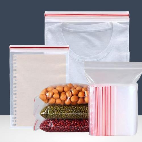 Jual 100PCS - Plastik Klip Ziplock BESAR 12x20 - 35x45 | Kantong ...