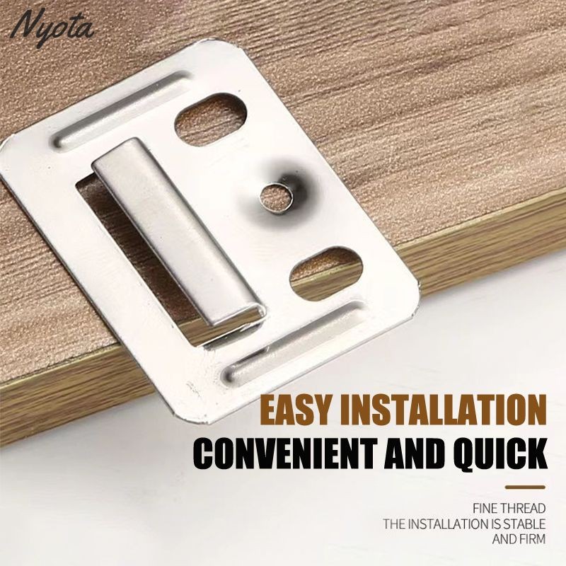 Jual 100pcs Klip Besi Wallpanel Buckle Bracket Clip Wallpanel / Clip ...