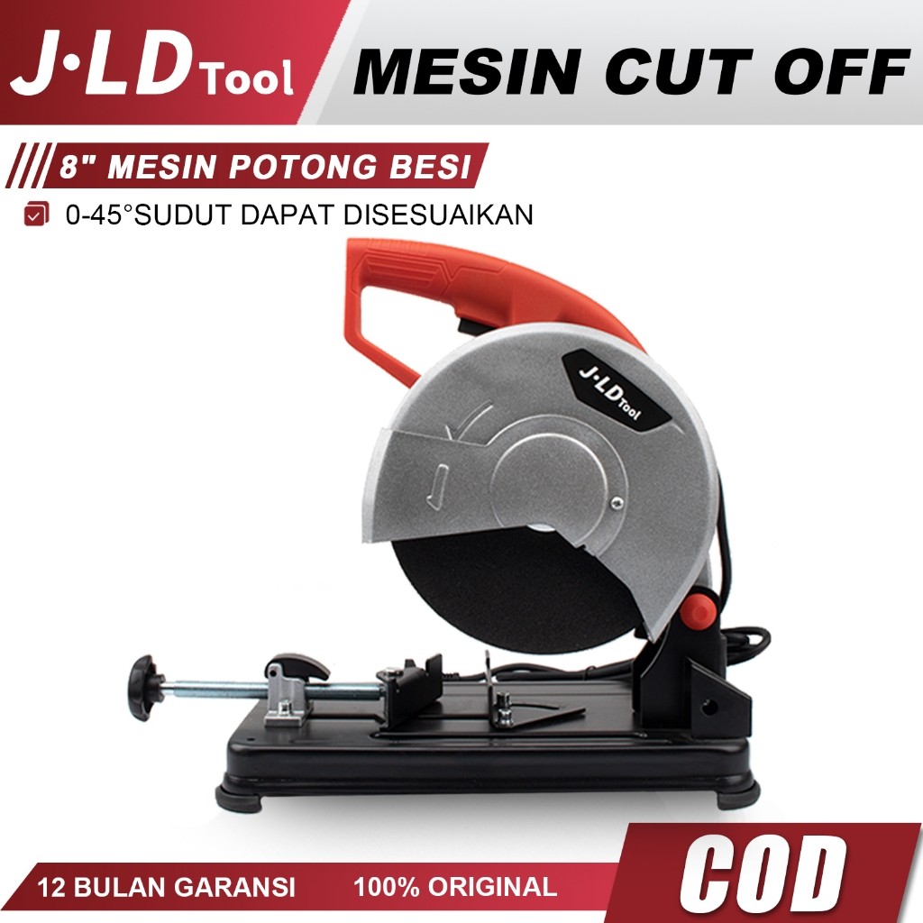 Jual JLD 8" Mesin Potong Besi Cut Off Machine Chop Saw 950W Gergaji ...