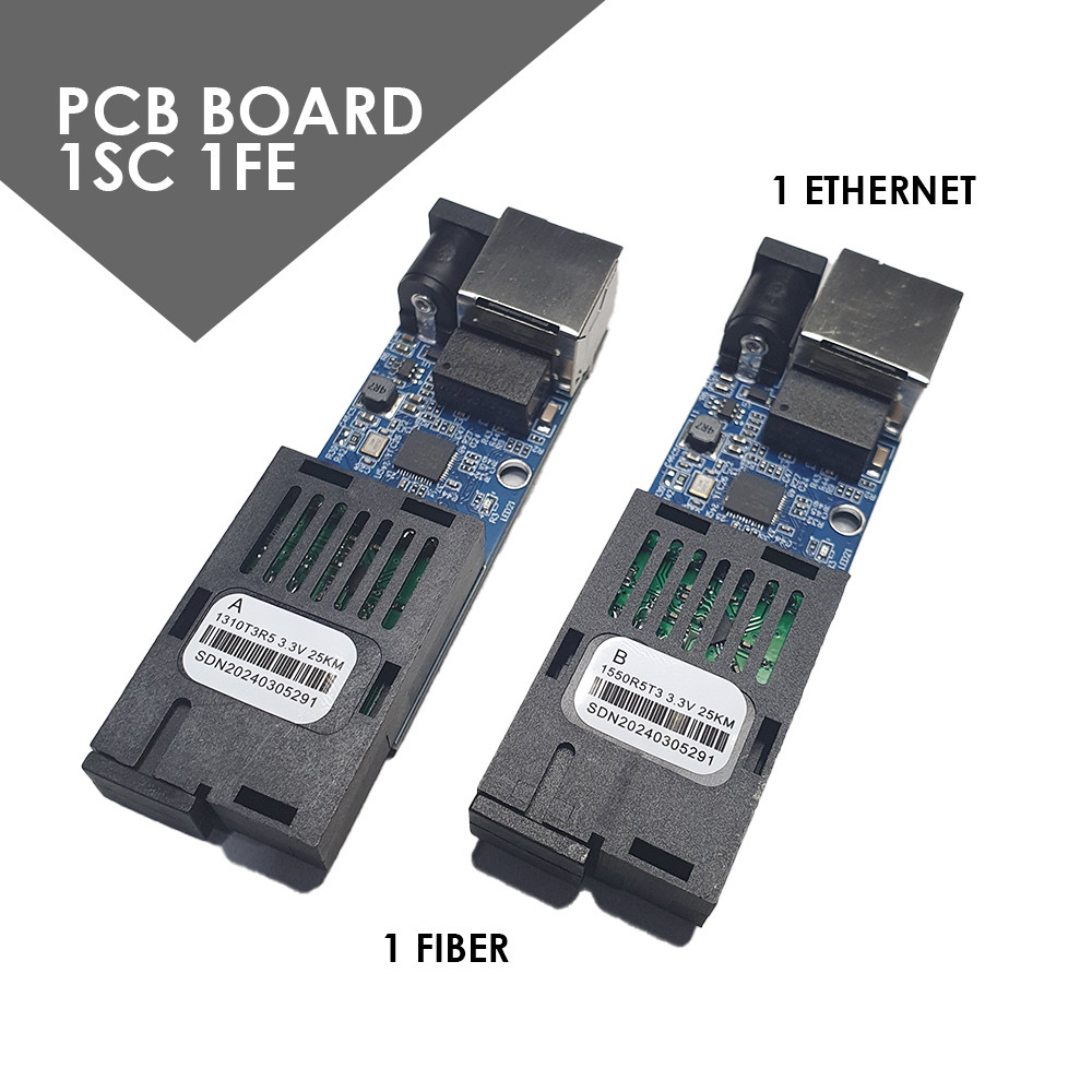 Jual FO - PCB 1SC1FE Board 1 FO 1 LAN 10/100 POE IN 5-24V HTB 3100 1F1E ...