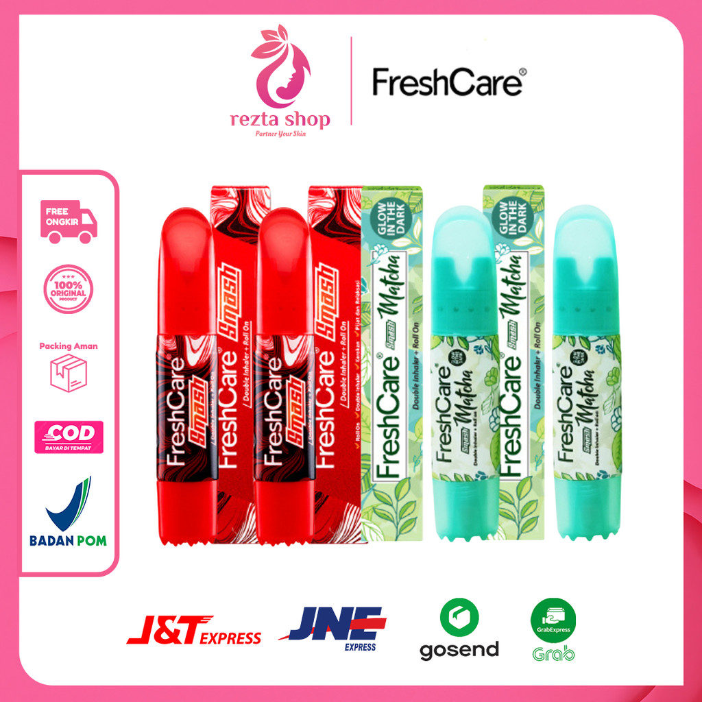 Jual FRESHCARE Smash - Double Inhaler + Kerokan + Roll On | Shopee Indonesia