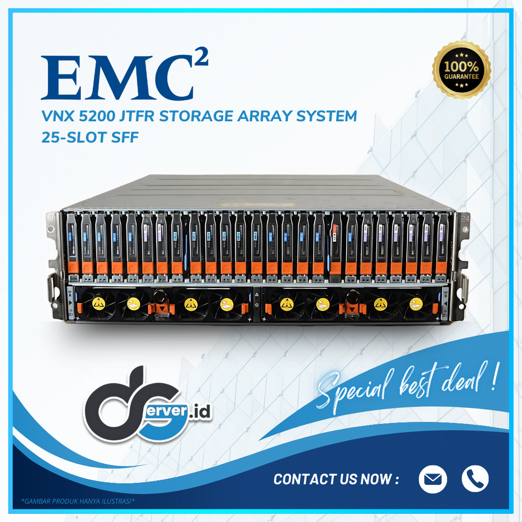 Jual EMC VNX 5200 JTFR Storage Array System 25-Slot SFF | Shopee Indonesia