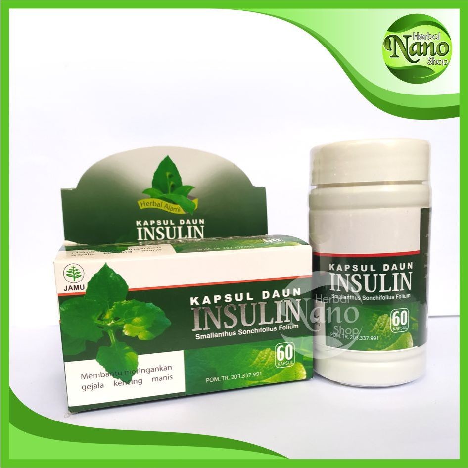 Jual kapsul daun insulin obat diabetes | Shopee Indonesia