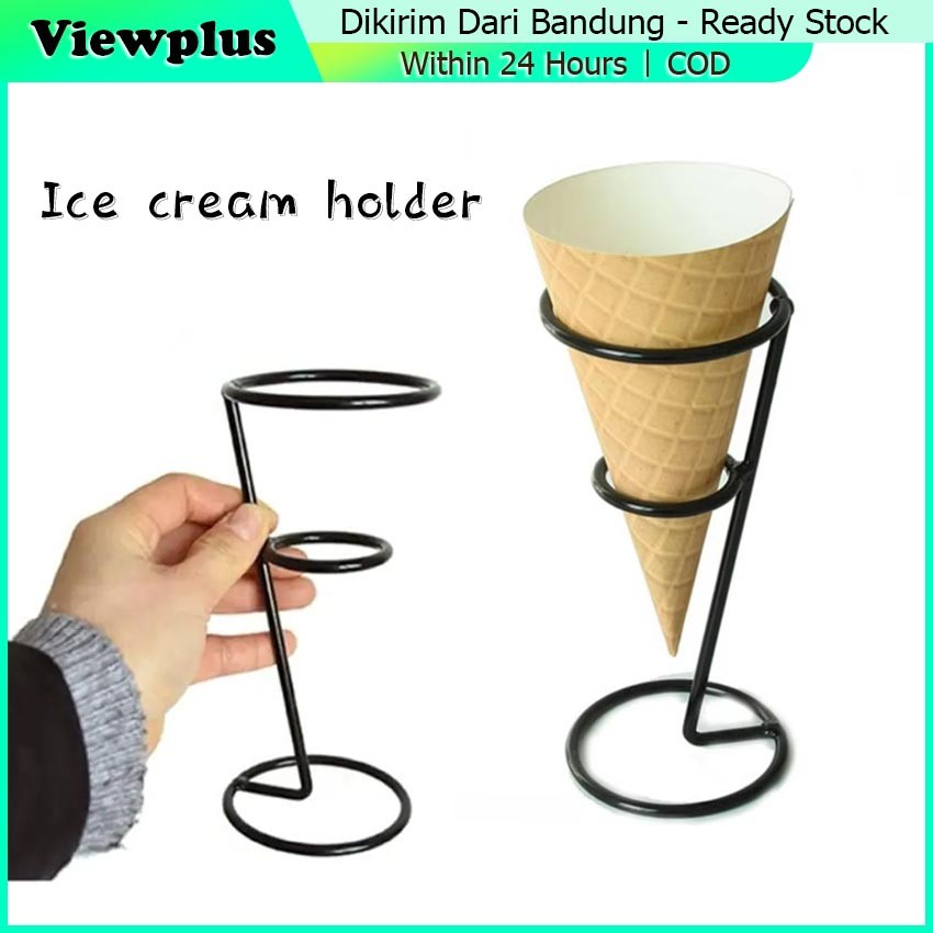 Jual Rak Display Ice cream cone Holder Stand Display Holder Es Krim ...