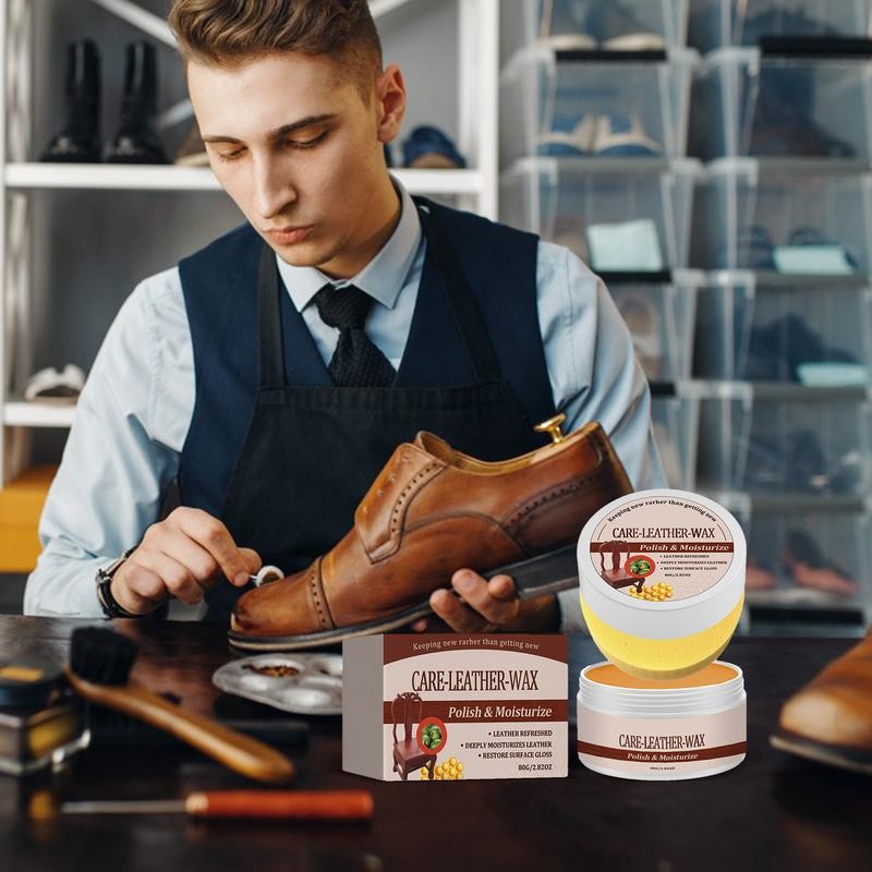 Jual Leather Salve Natural Leather Conditioner Balm and Cleaner Beeswax ...