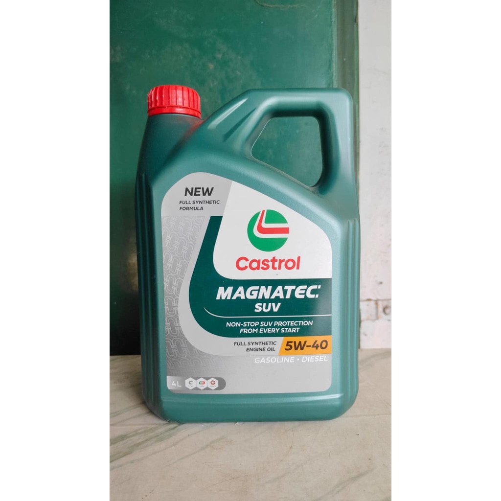 Jual Oli Mesin Mobil Bensin Diesel Castrol Magnatec SUV 5W-40 4 Liter ...