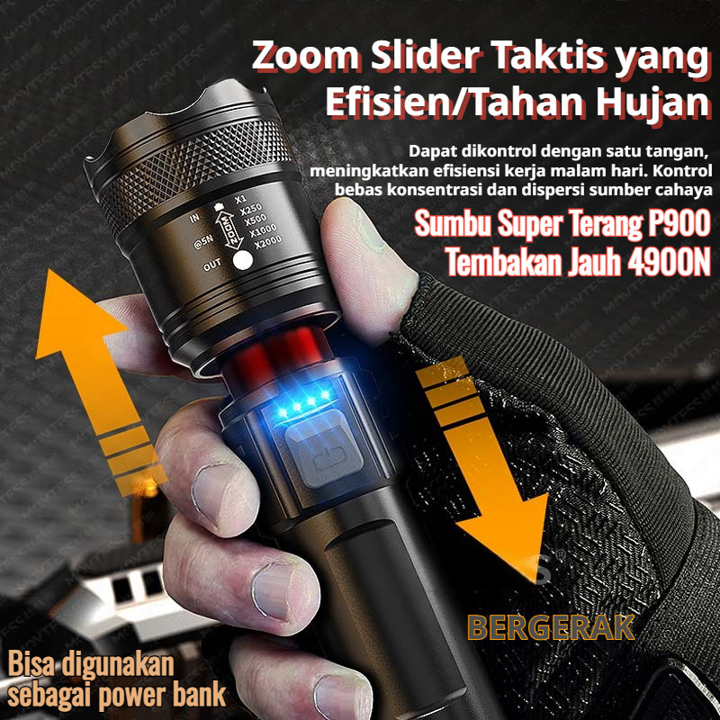 Jual ⚡Kirim Dalam 24 Jam⚡ Senter Mini Led Super Terang Senter Kecil/Lampu Darurat Luar Ruangan ...