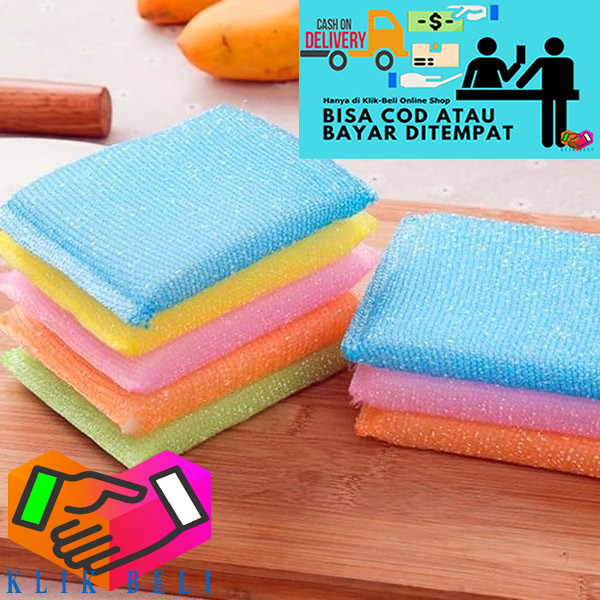 Jual Super Magic Sponge Busa Sikat Gosok / Spons Tapas Bantal Cuci ...