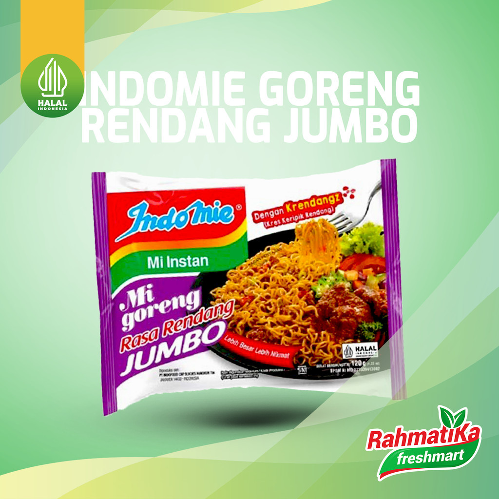 Jual Indomie Goreng Rasa Rendang Jumbo 1 Pcs | Shopee Indonesia