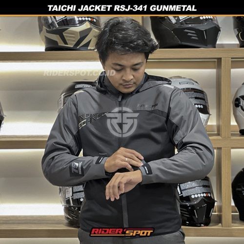 Jual Jaket Motor RS Taichi RSJ-341 Gunmetal RSJ341 Jacket Touring Original | Shopee Indonesia