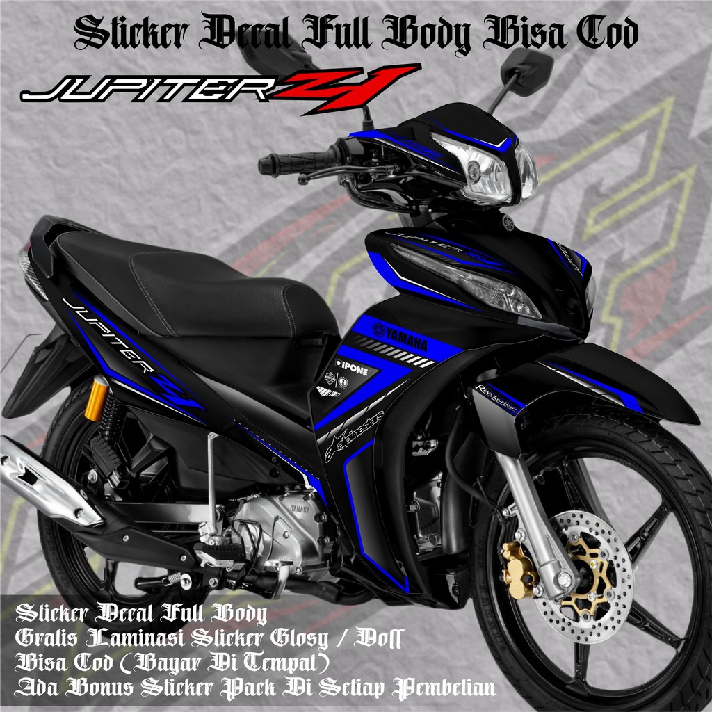 Jual 074 Sticker Decal Jupiter Z1 FullBody Bisa Request Angka Dan Nama ...