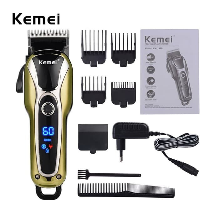 Jual Kemei KM-1990 Hair Clipper Cordless Original Kemei 1990 Alat Cukur Pangkas Rambut | Shopee ...