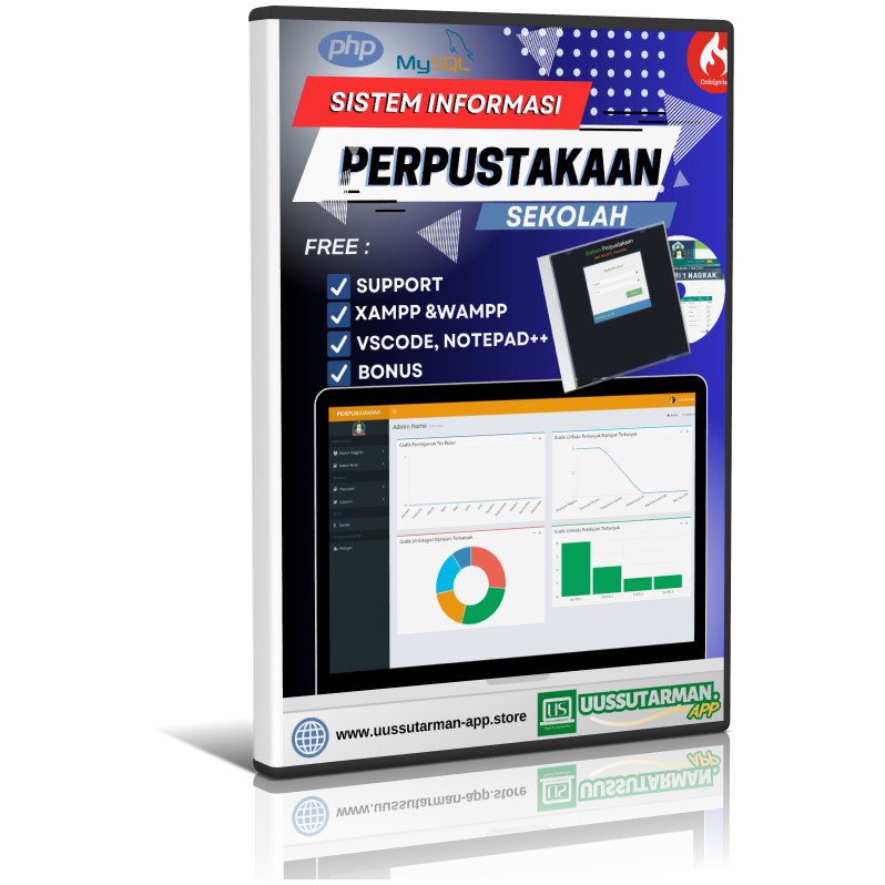 Jual Aplikasi Sistem Informasi Perpustakaan Sekolah (Codeigniter) | Shopee Indonesia