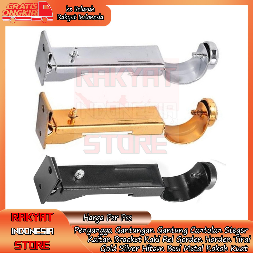 Jual Bracket Kaki Rel Rail Rell Besi Plat Metal Kokoh Kuat Original ...