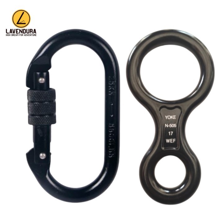 Jual SET CARABINER STEEL FIGURE Carabiner Screw Carabiners Carabiner ...