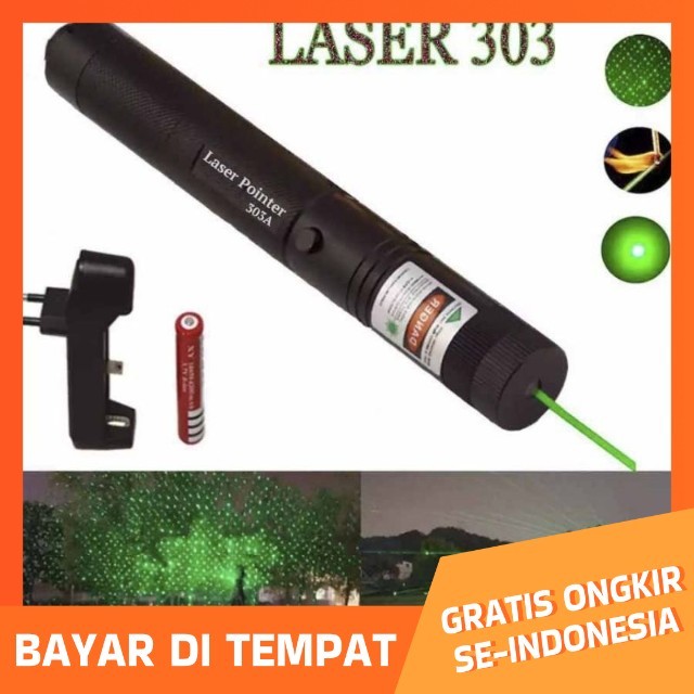 Jual GREEN LASER POINTER 303 /LASER HIJAU VARIASI / LASER HIJAU ...