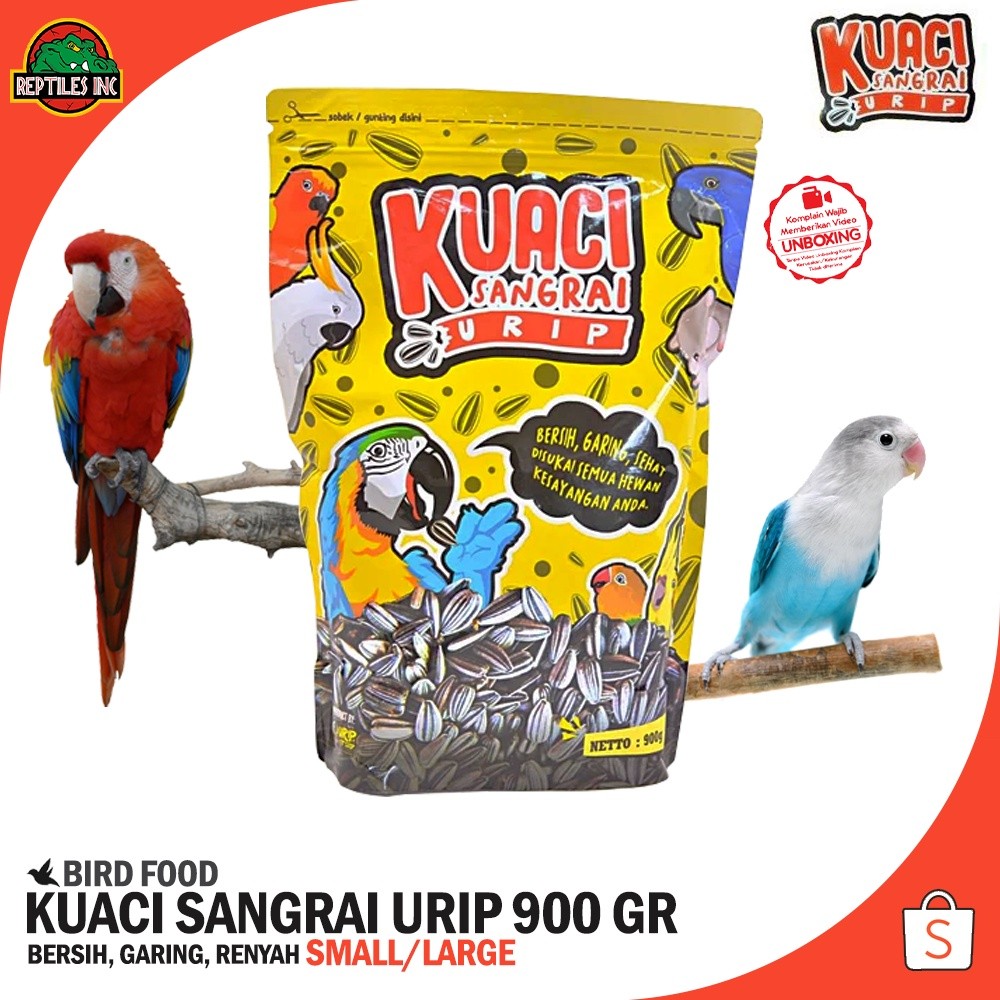 Jual Kuaci Sangrai Urip 900gr / Kwaci Premium Makanan Burung Parrot ...