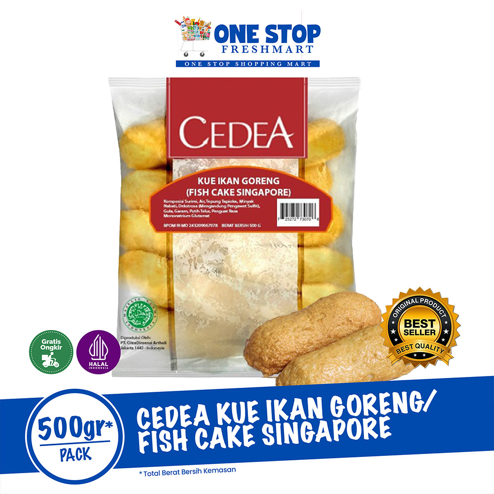 Jual CEDEA FISH CAKE SINGAPORE 500GR | Shopee Indonesia