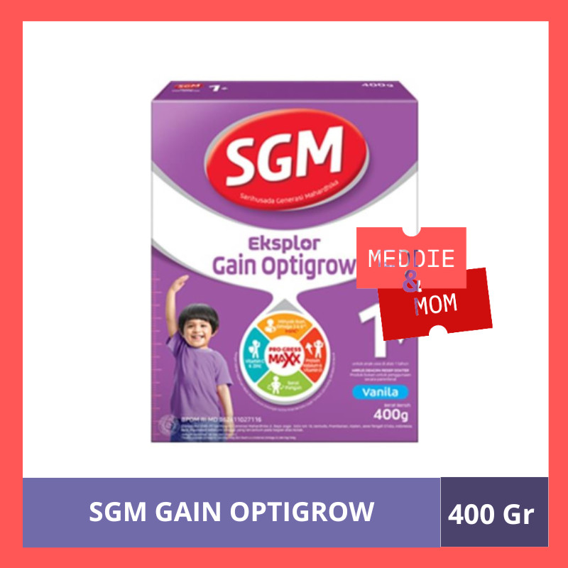 Jual SGM EKSPLOR GAIN OPTIGROW 400 GR | Shopee Indonesia