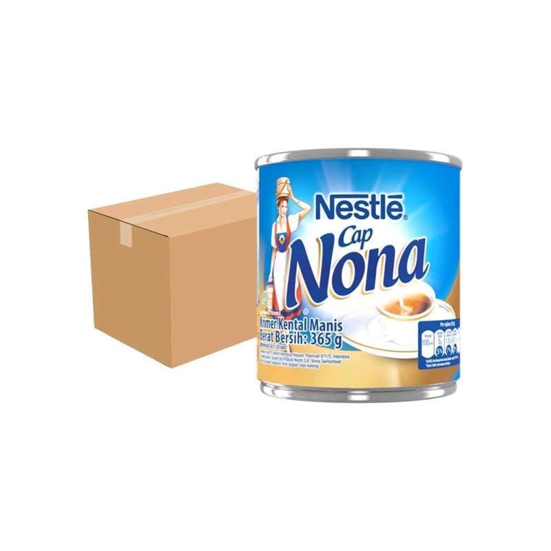 Jual Cap Nona SKM Krimer Kental Manis Kaleng 365gr | Karton Dus isi 48 ...