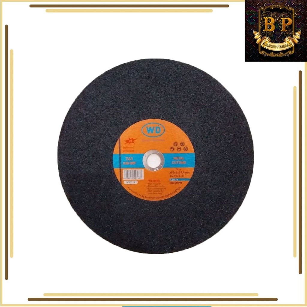 Jual WD CUTTING WHEEL 14 INCH / BATU POTONG 14 INCH | Shopee Indonesia